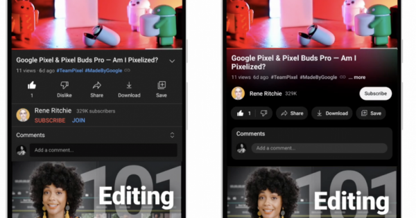 Минорный редизайн в Youtube уже близок | DNative Ask